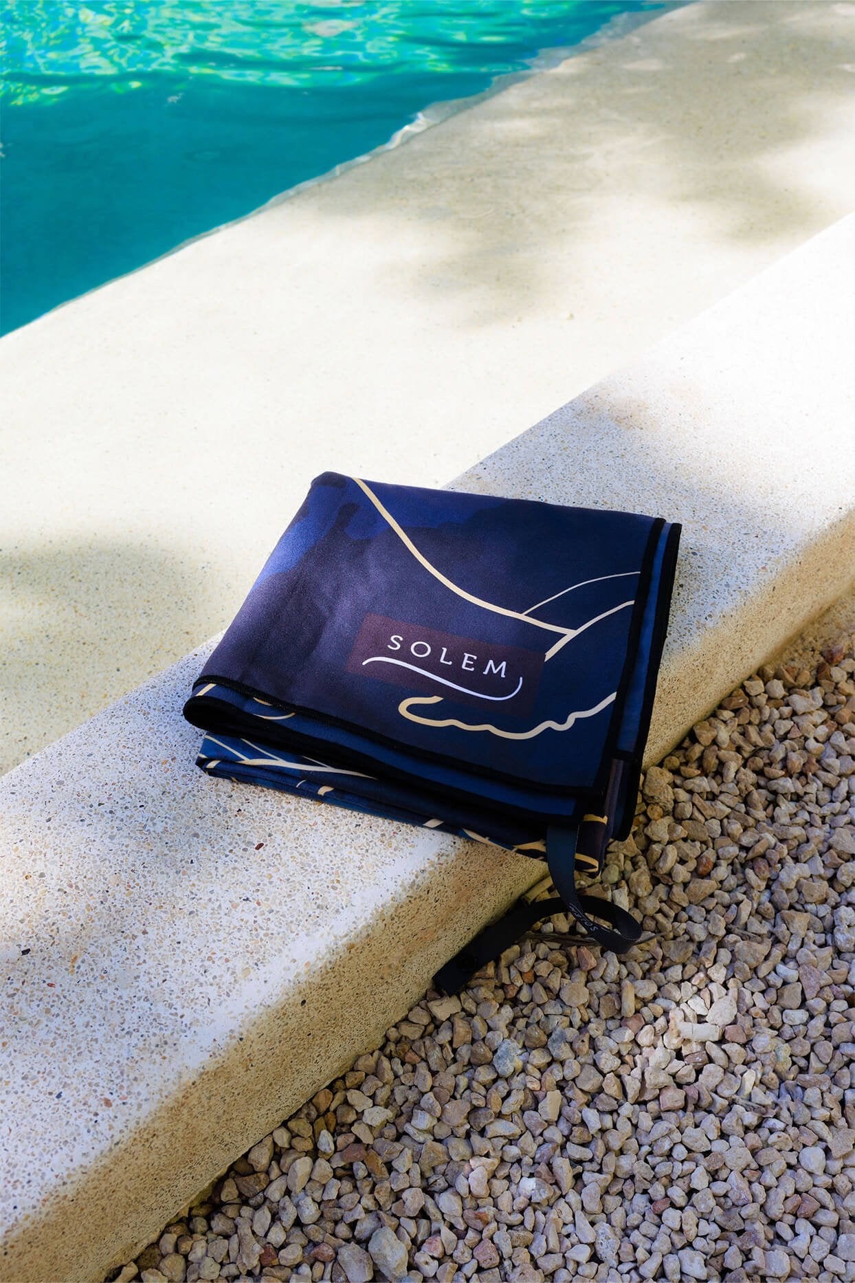 Serviette de plage Chic Marine XL | Meilleure Absorption – Solem